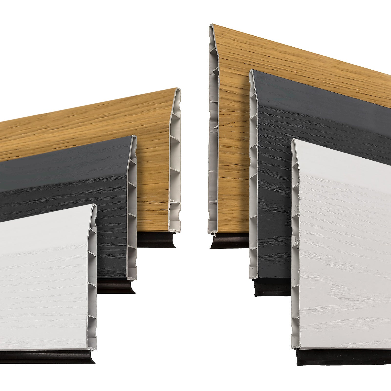 150mm (6”) x 5m Roomline Modern Chamfered uPVC Plastic Skirting – Truly PVC