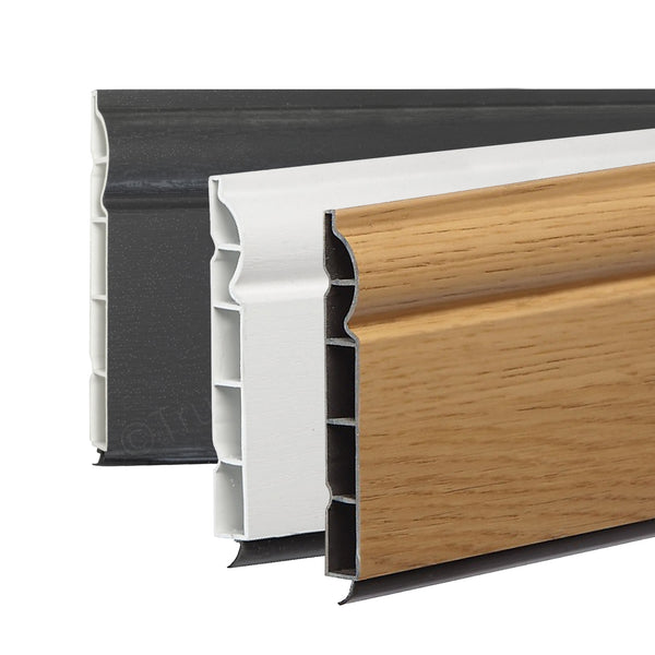 100mm Roomline Ogee/Torus uPVC Plastic Skirting Board (2.5m) – Truly PVC