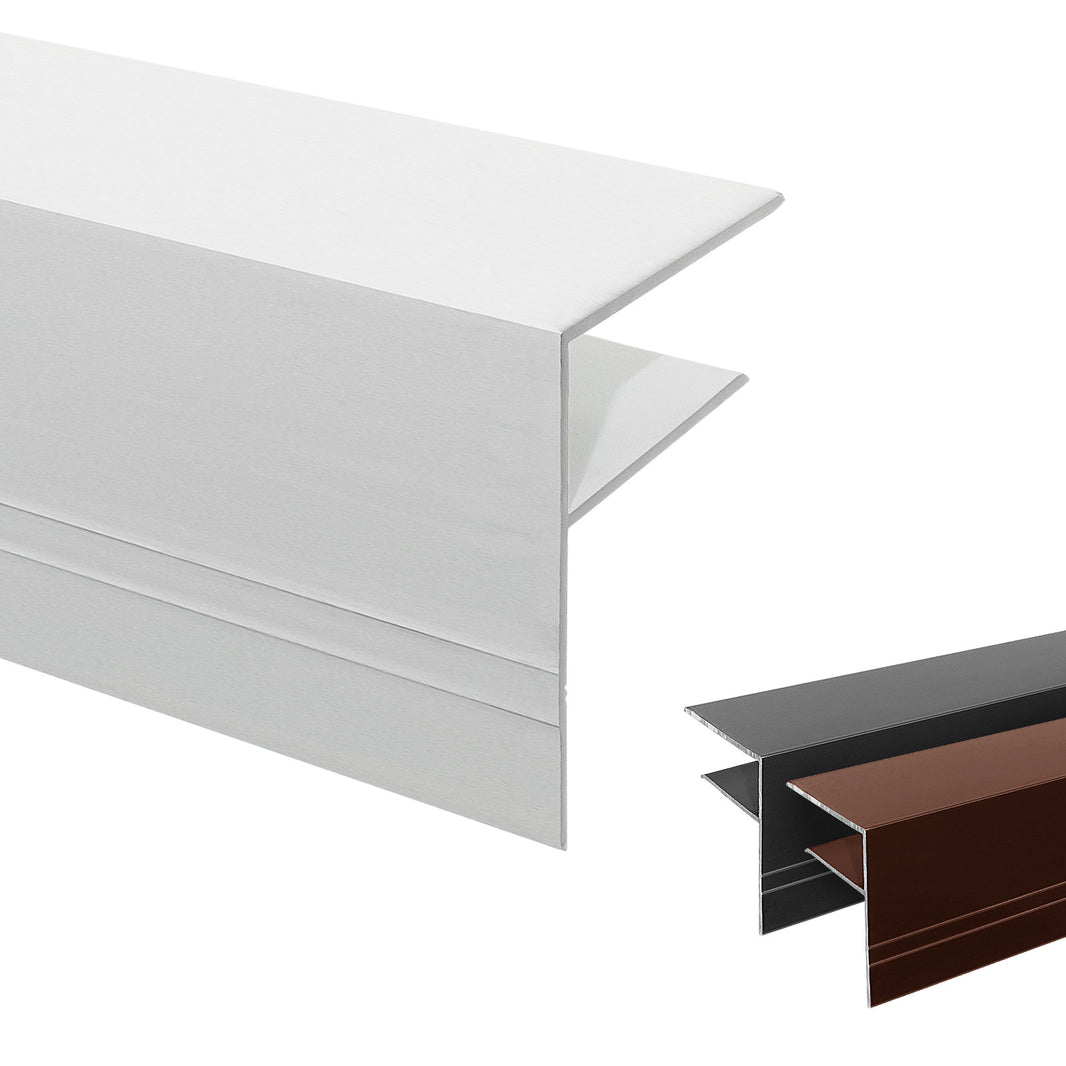 F Profile Aluminium and uPVC Trims for Roof Units and Sheets – Truly PVC