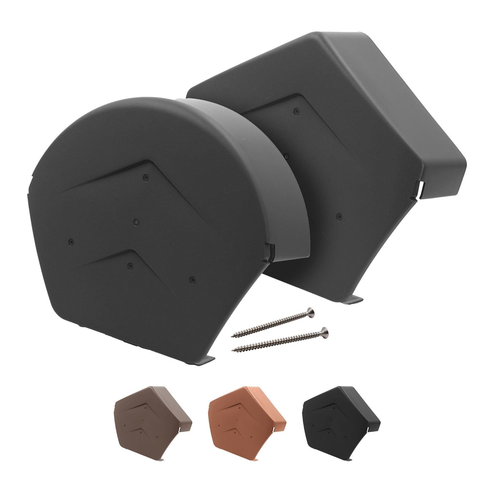SmartVerge Linear Dry Verge Ridge End Cap - Mortar-Free Ridge Finish ...