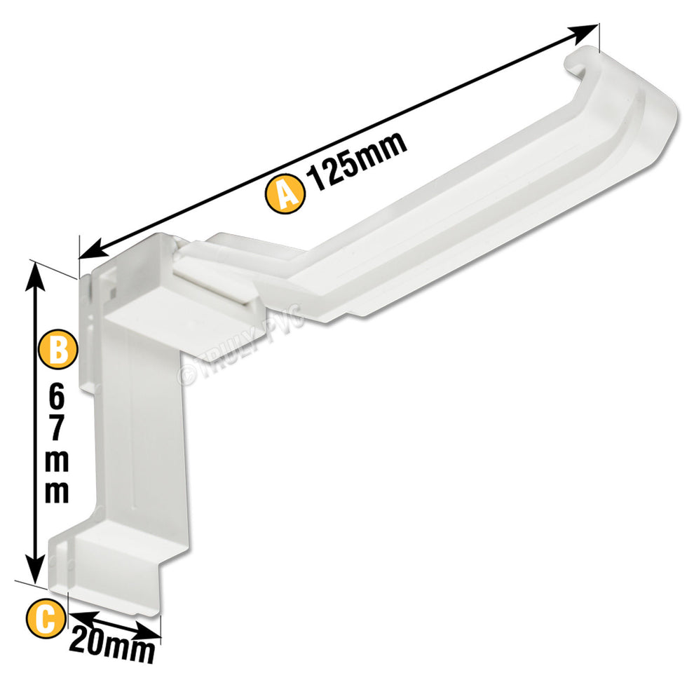 Ultralite 500 Concealed Gutter Brackets (5 Pk) – Truly PVC