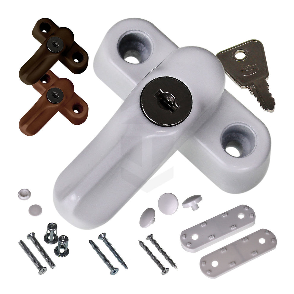 Key Locking Sash Jammer Door Window Security Premium – Truly PVC