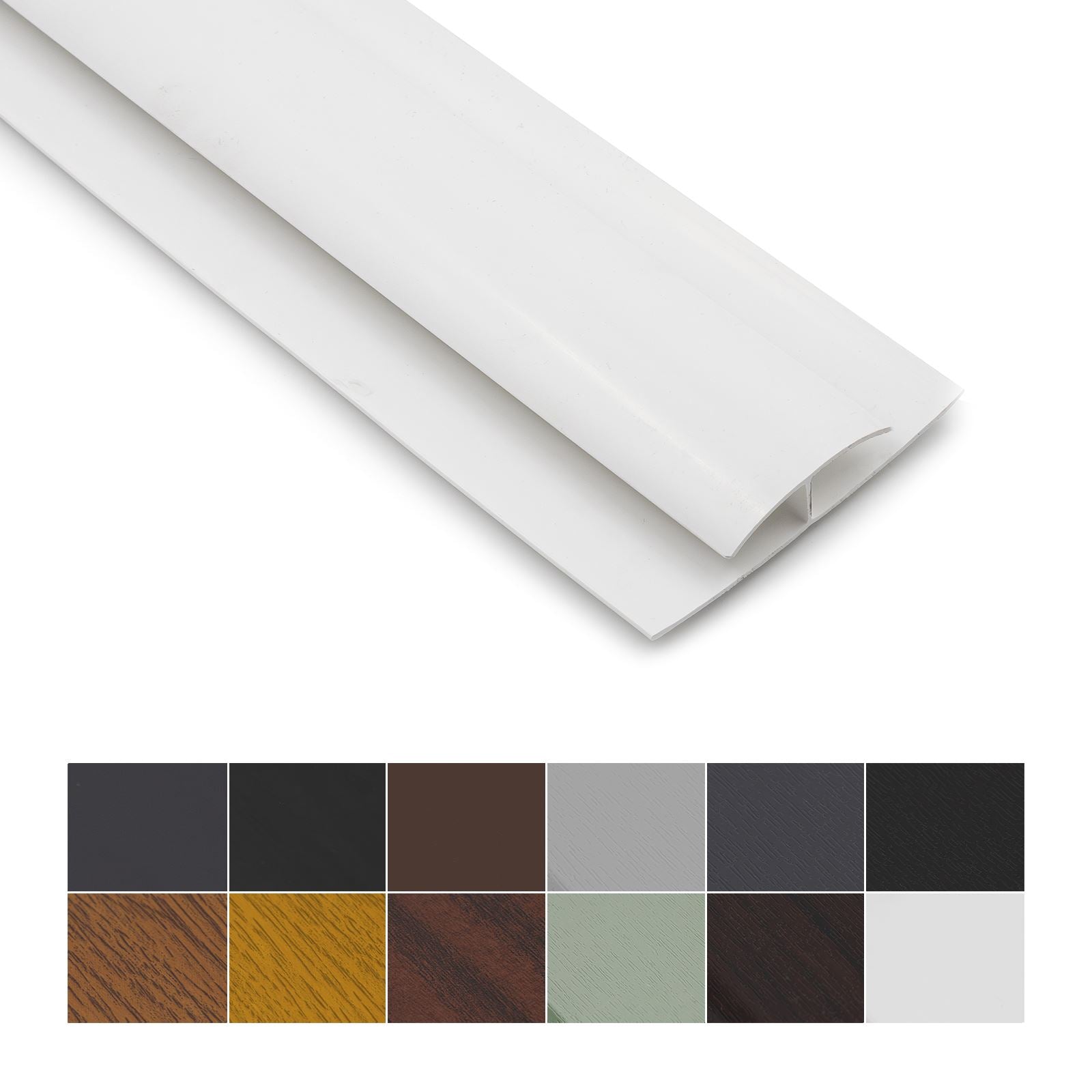 Concord Soffit Joint Trim – 5m H-Section for 9mm uPVC Boards – Truly PVC
