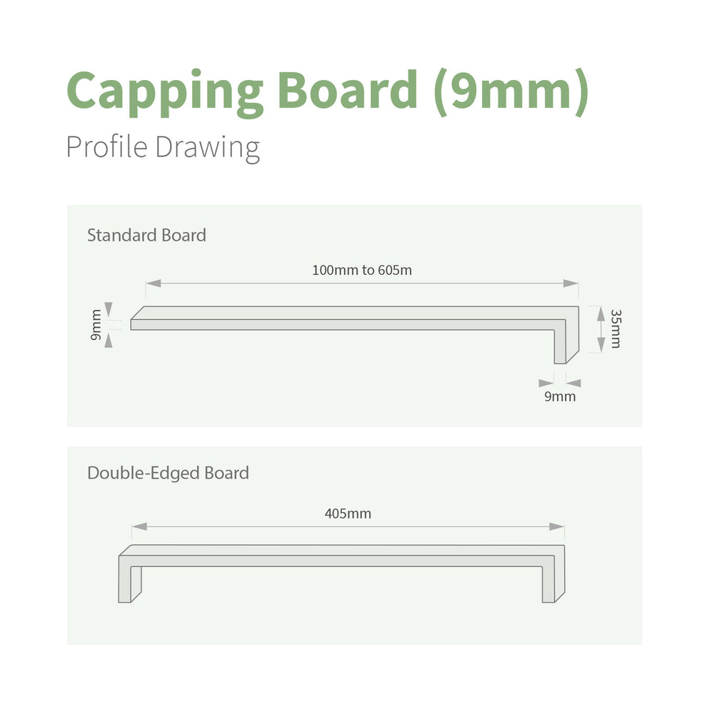 Concord 9mm uPVC Capping Board (5m) – Truly PVC