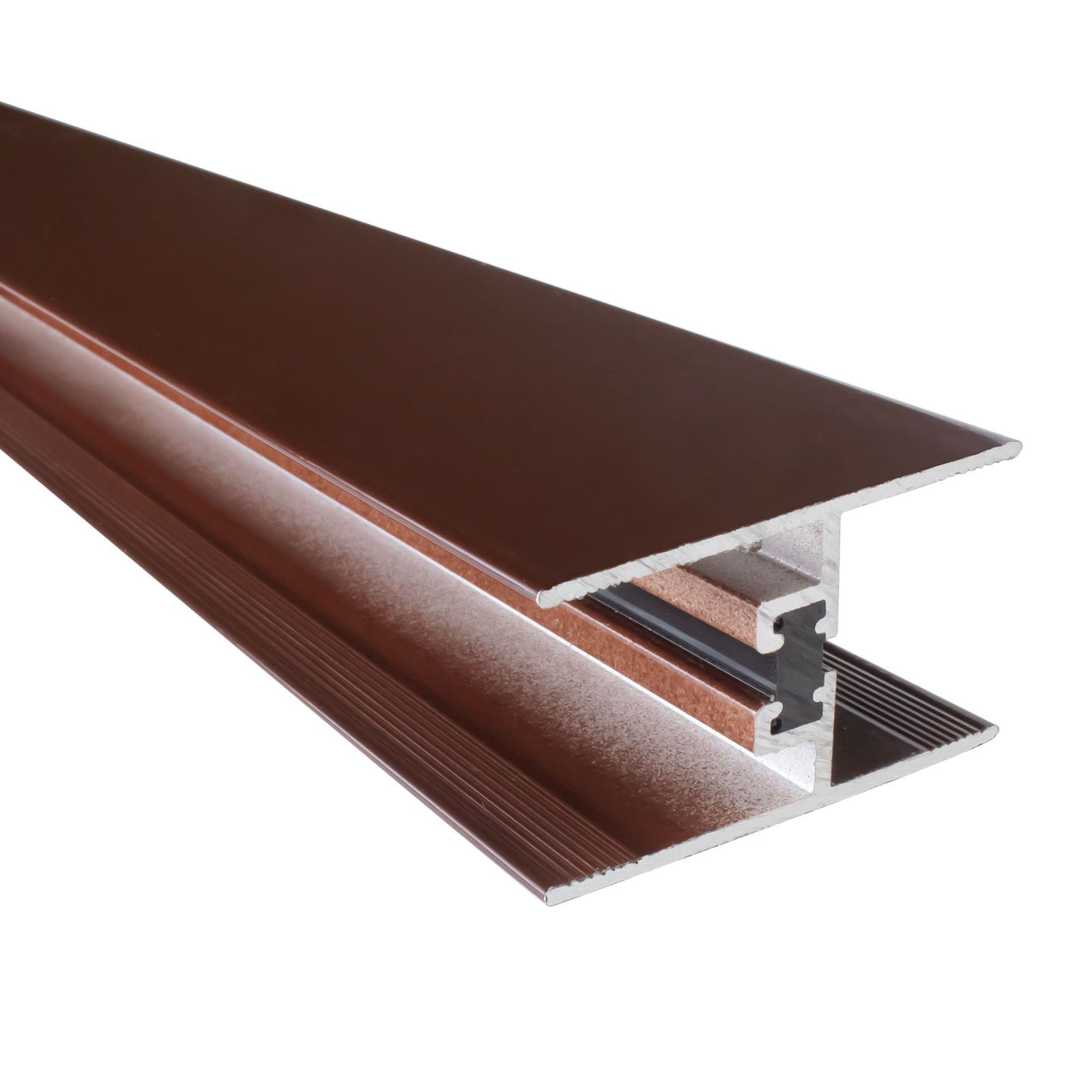 24/25mm Aluminium Muntin Bar One-Part Glass Joiner (1m) – Truly PVC