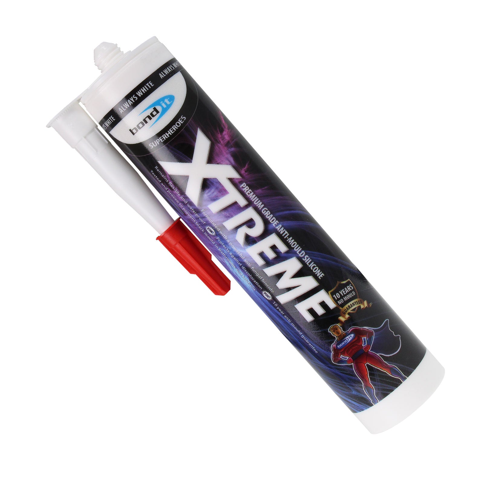 Xtreme White Anti-Mould Silicone Sealant for Bathrooms and Kitchens ...