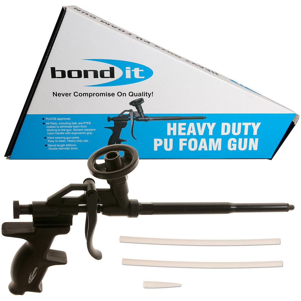 Heavy Duty Teflon PU Foam Gun + Cleaner – Truly PVC