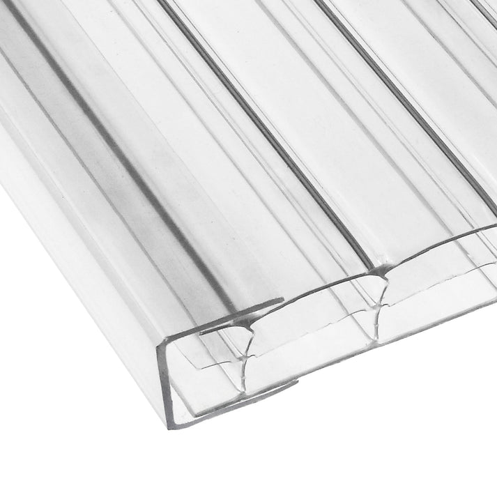 Clear C-Section Edge Protector Trim for Multiwall Polycarbonate Sheets ...