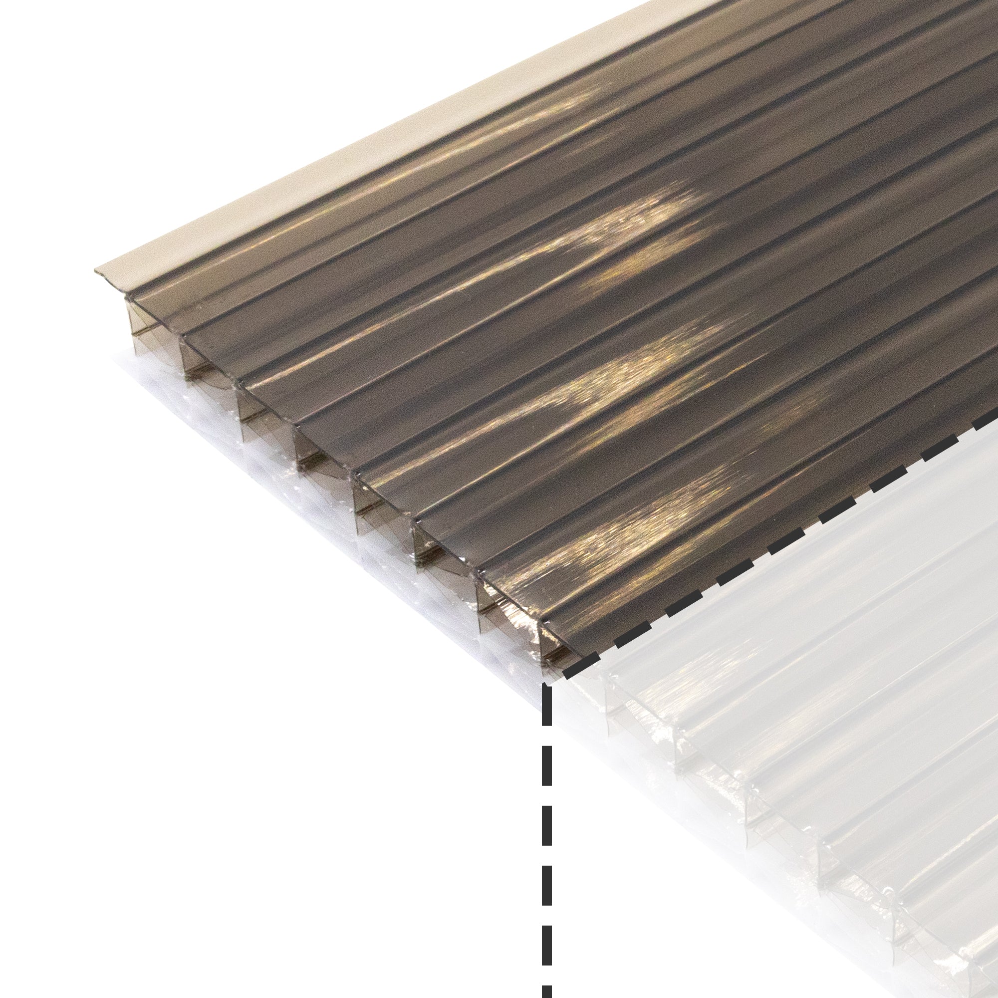 25mm Bronze/Opal Polycarbonate Sheets Cut-to-Size – Truly PVC