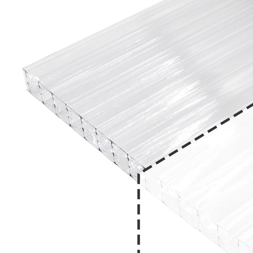 25mm Clear Polycarbonate Sheets Cut-to-Size – Truly PVC