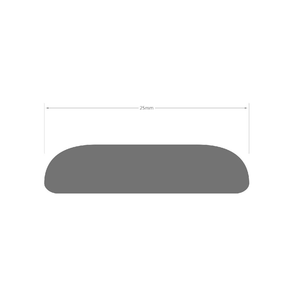 25mm D-Mould PVC Architrave Window Trim Plastic Finishing Strip – Truly PVC