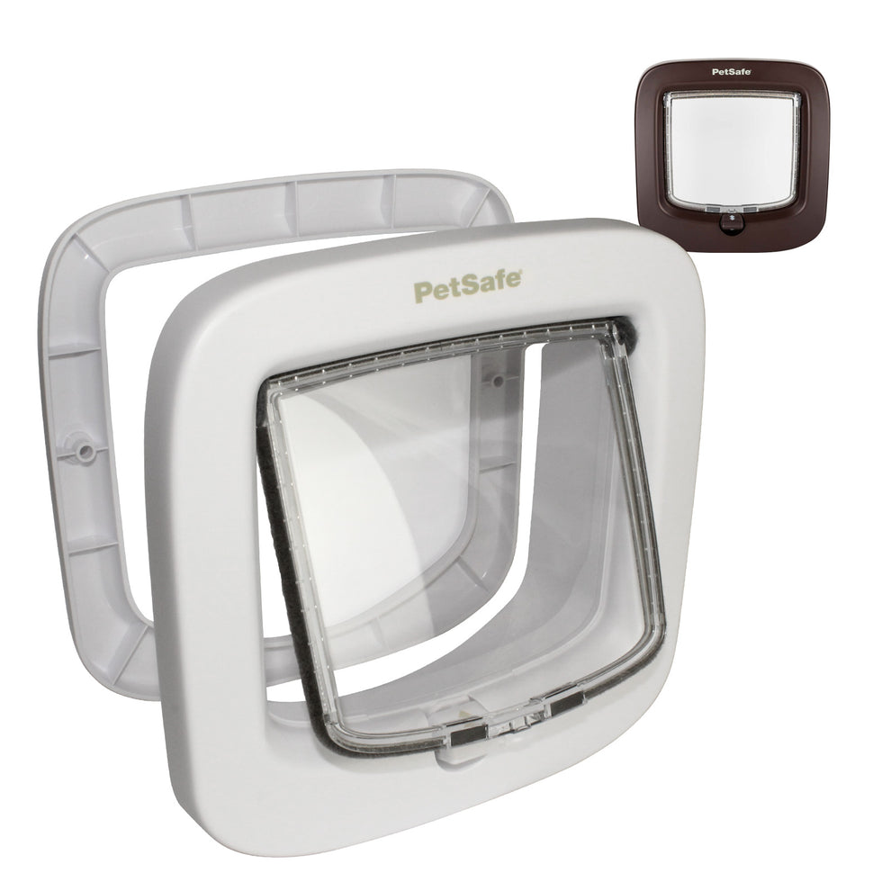 Staywell Petsafe Manual 4-Way Locking Pet Door Cat Flap – Truly PVC