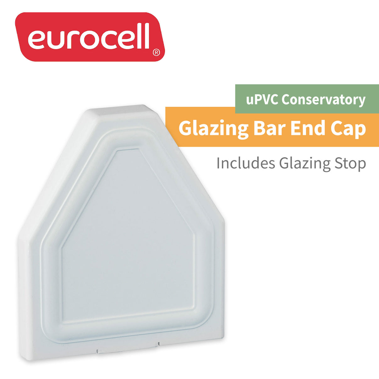 Eurocell CRS-8201 End Cap for Conservatory Roof Glazing Bars – Truly PVC