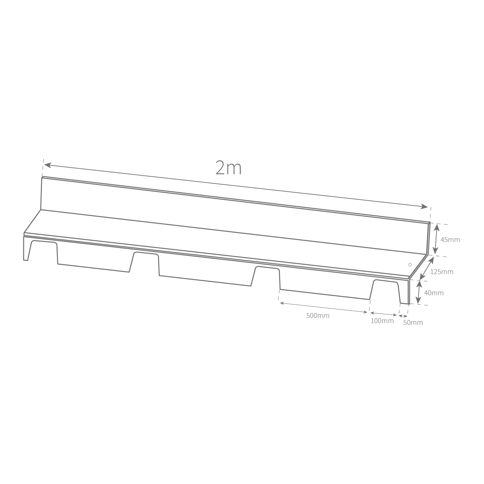 EZ Glaze Aluminium Wall Flashing Trim (2m) – Truly PVC