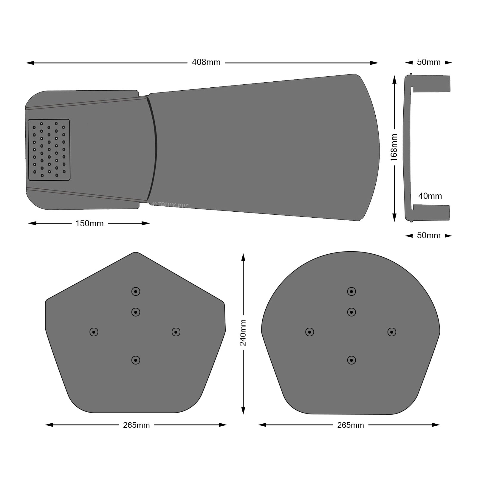 EasyVerge U Universal Roof Dry Verge Kit – Truly PVC