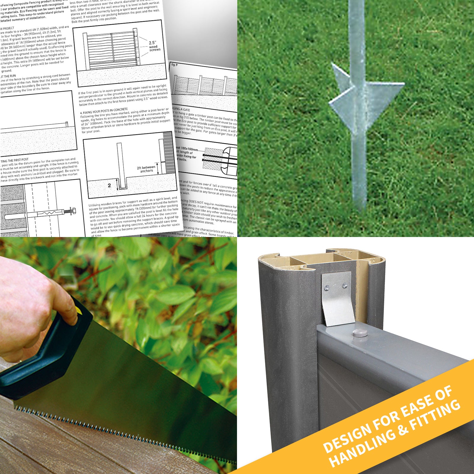 Eco Fence Composite Plastic Fencing Panel Board – Truly PVC