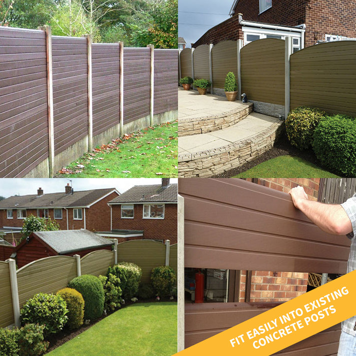 Eco Fence Composite Plastic Fencing Panel Board – Truly PVC