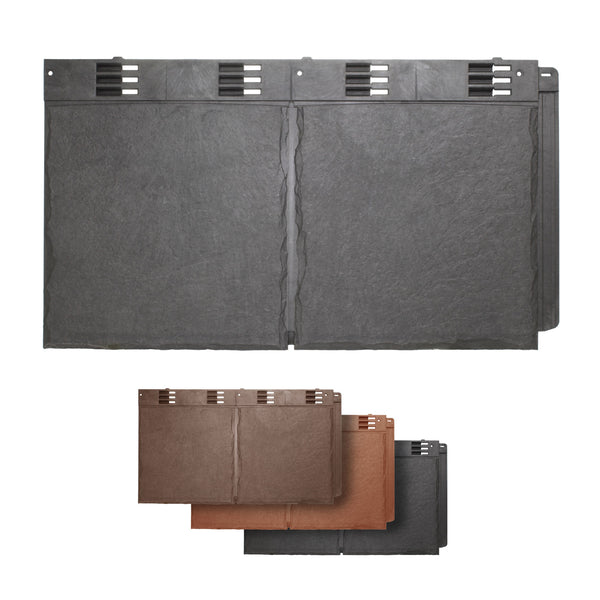 Envirotile Synthetic Slate Double Tile Plastic Roofing – Truly PVC