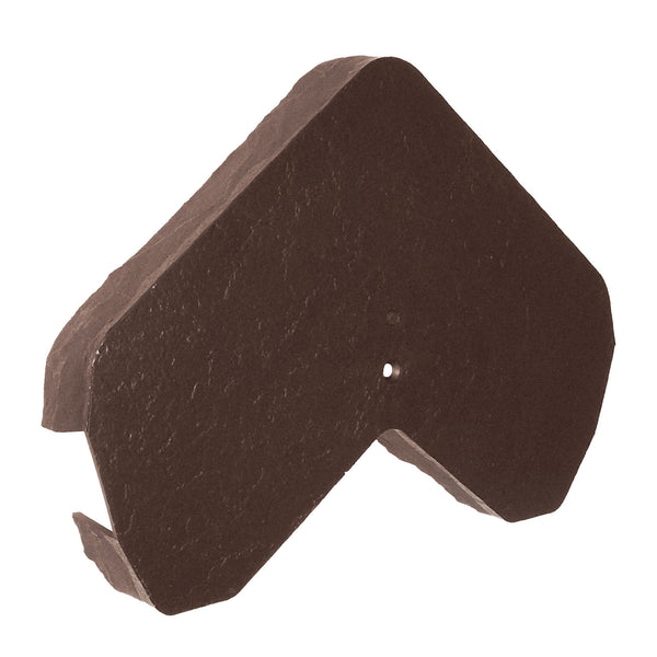 Envirotile Ridge Gable End Cap for Synthetic Plastic Roof Tile – Truly PVC
