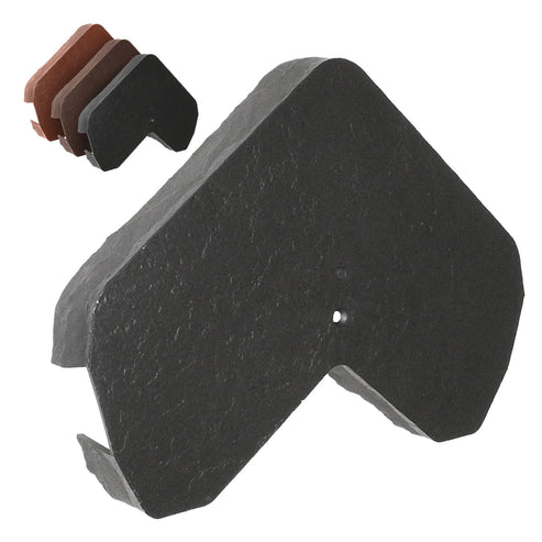 Envirotile Ridge Gable End Cap for Synthetic Plastic Roof Tile – Truly PVC