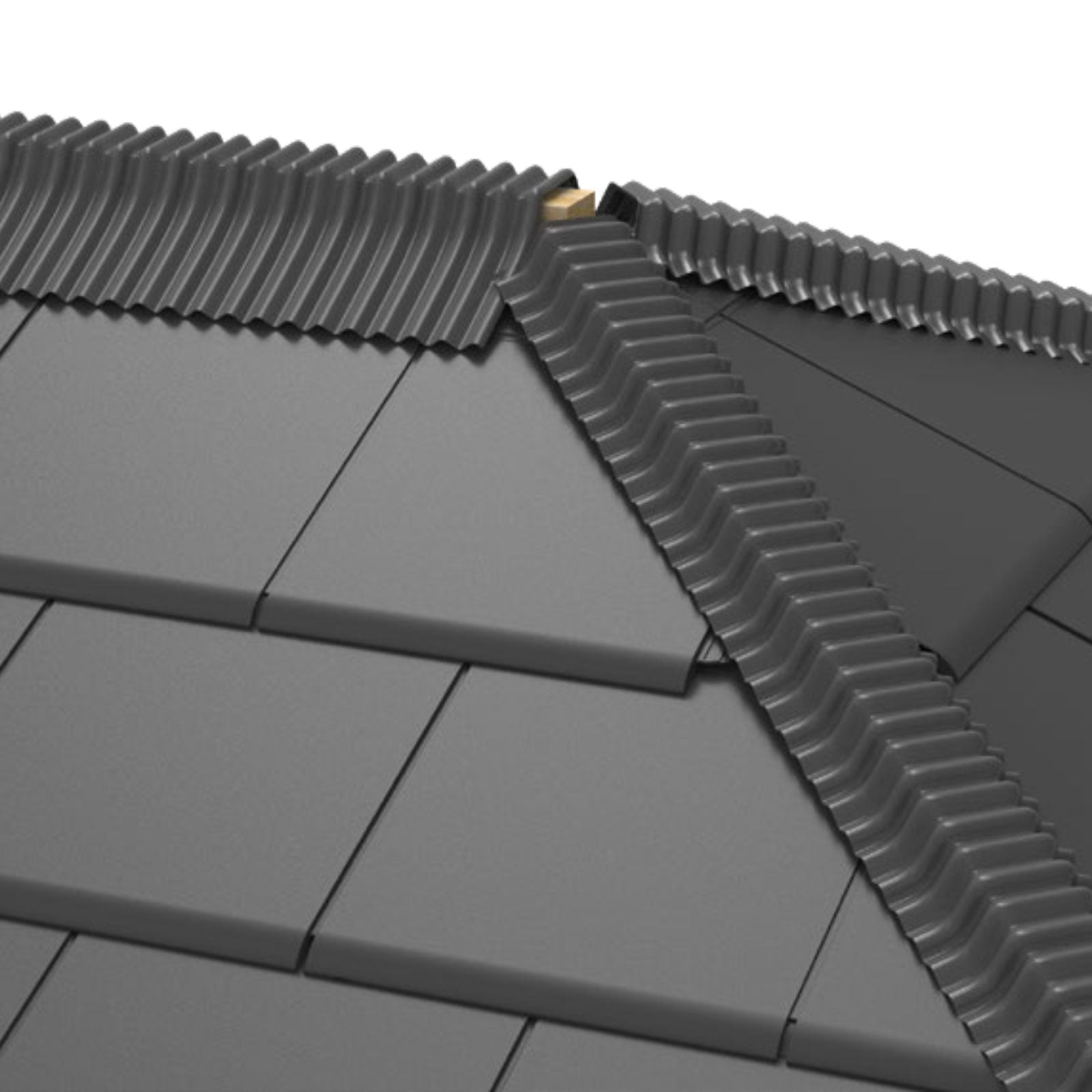 Envirotile Ventilated Dry Ridge and Aluminium Hip Roll – Truly PVC