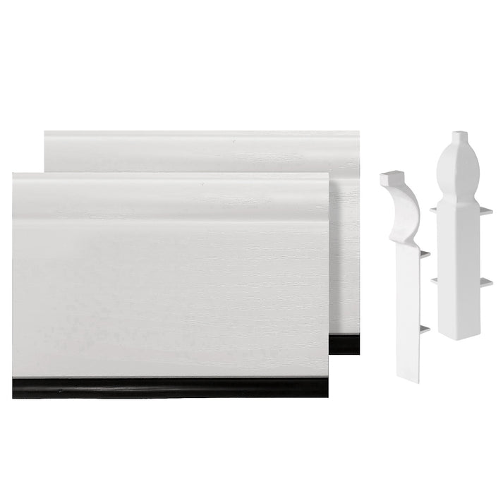 Sample Pack of 100mm Roomline Torus Plastic Skirting – Truly PVC
