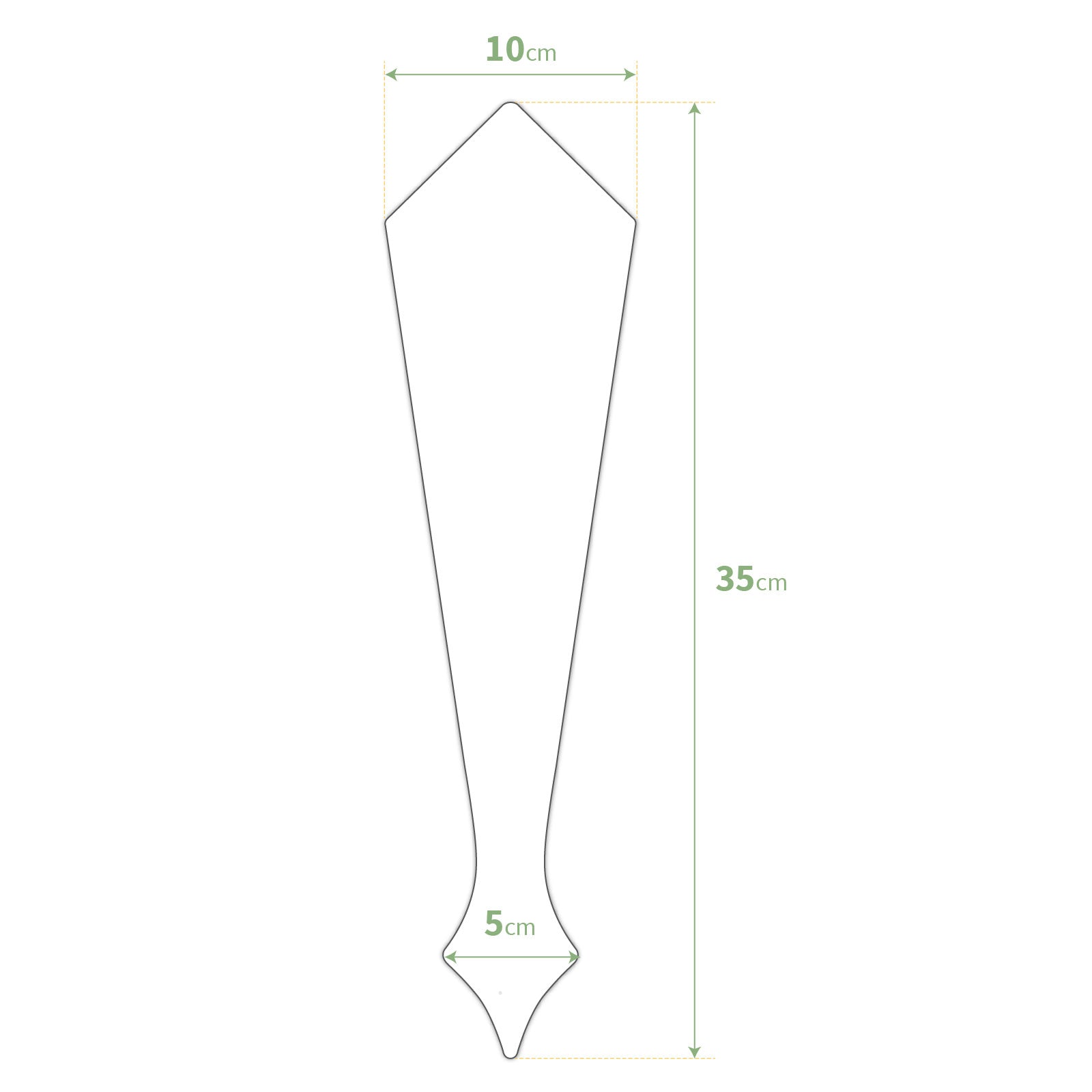 Flat Decorative uPVC Plastic Finial for Roof Apex – Truly PVC