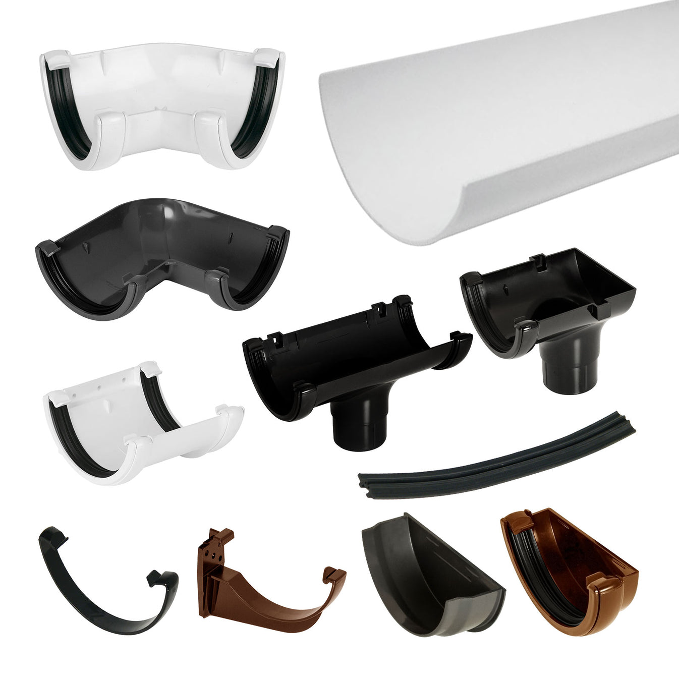 Half Round 112mm Gutter from FlowPlast – Truly PVC