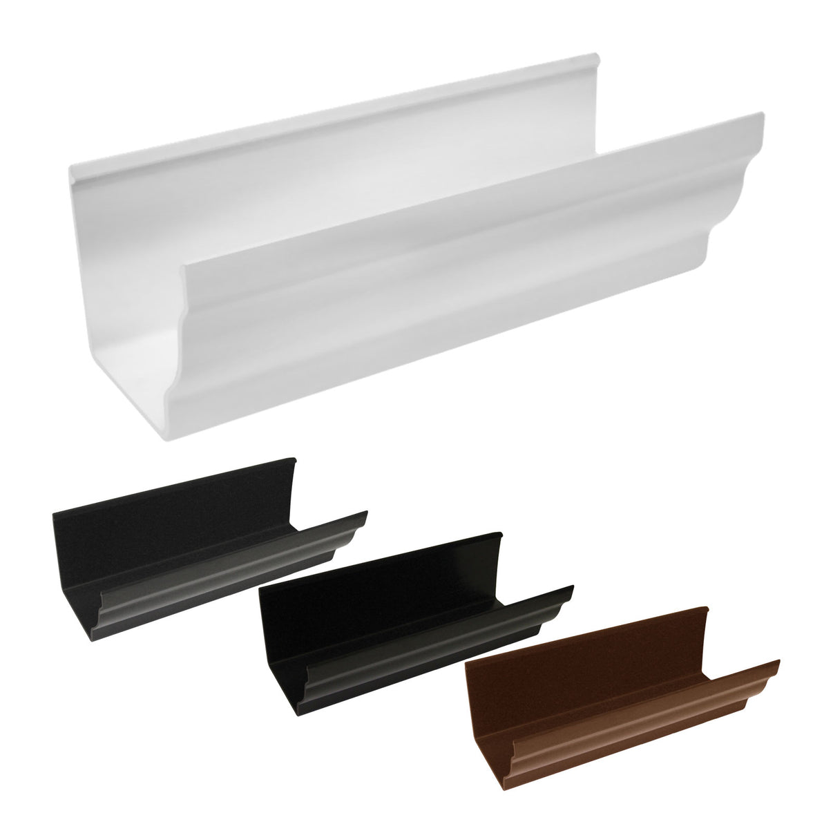 FloPlast Niagara Ogee 110mm Gutter Length (4m) – Truly PVC