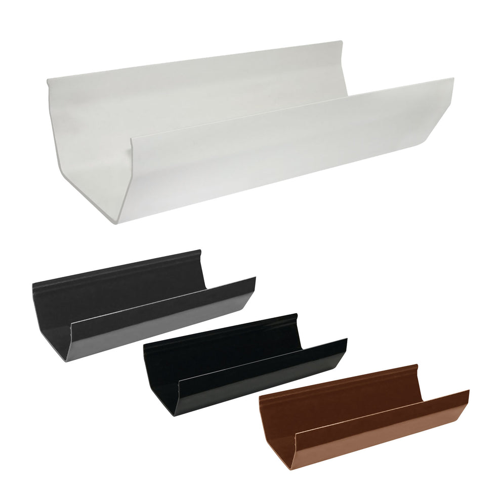 Square Line (114mm) Gutter Parts from FloPlast – Truly PVC