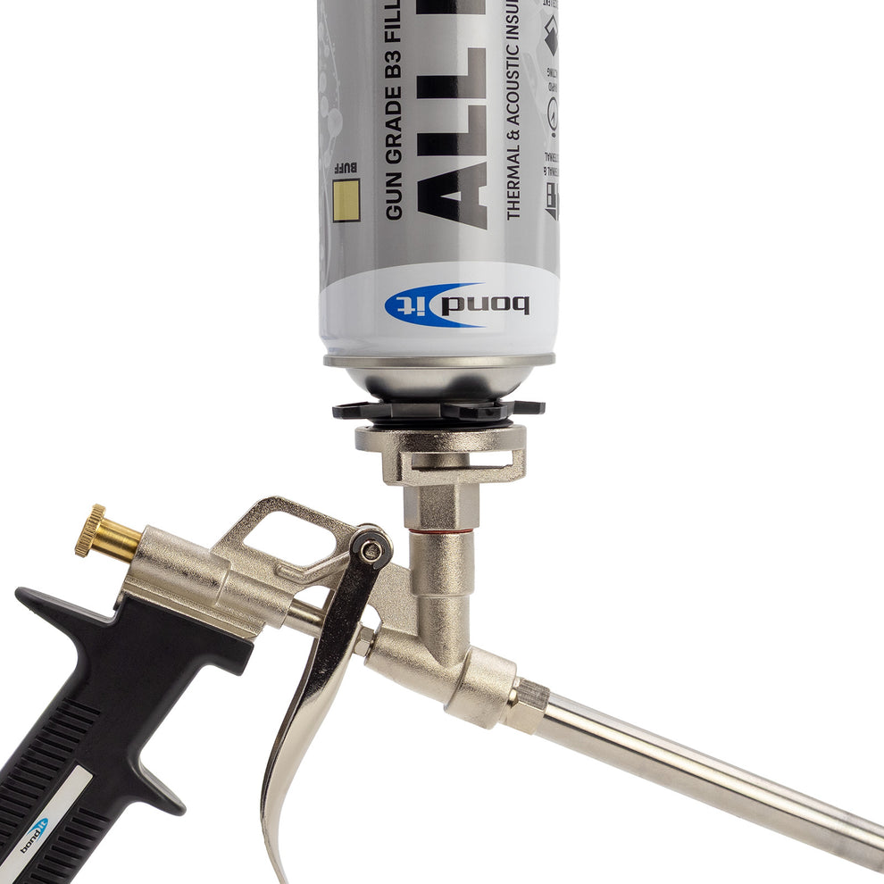 Professional Chrome PU Foam Gun Applicator with Nozzles – Truly PVC
