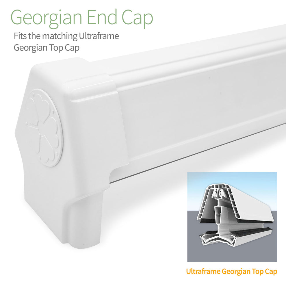 Ultraframe CCG001 Georgian Glazing Bar End Cap – Truly PVC