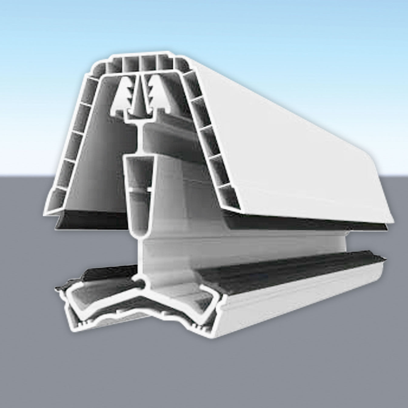 Ultraframe CAPA Transom Top Cap uPVC Conservatory Roof Spar Replacement ...