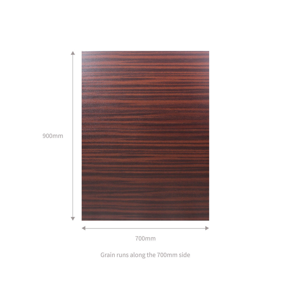 Mahogany/White, 20mm uPVC Flat Door Panel (700mm x 900mm) – Truly PVC