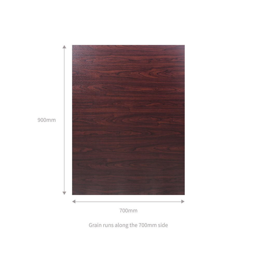 Rosewood/White, 24mm uPVC Flat Door Panel (700mm x 900mm) – Truly PVC