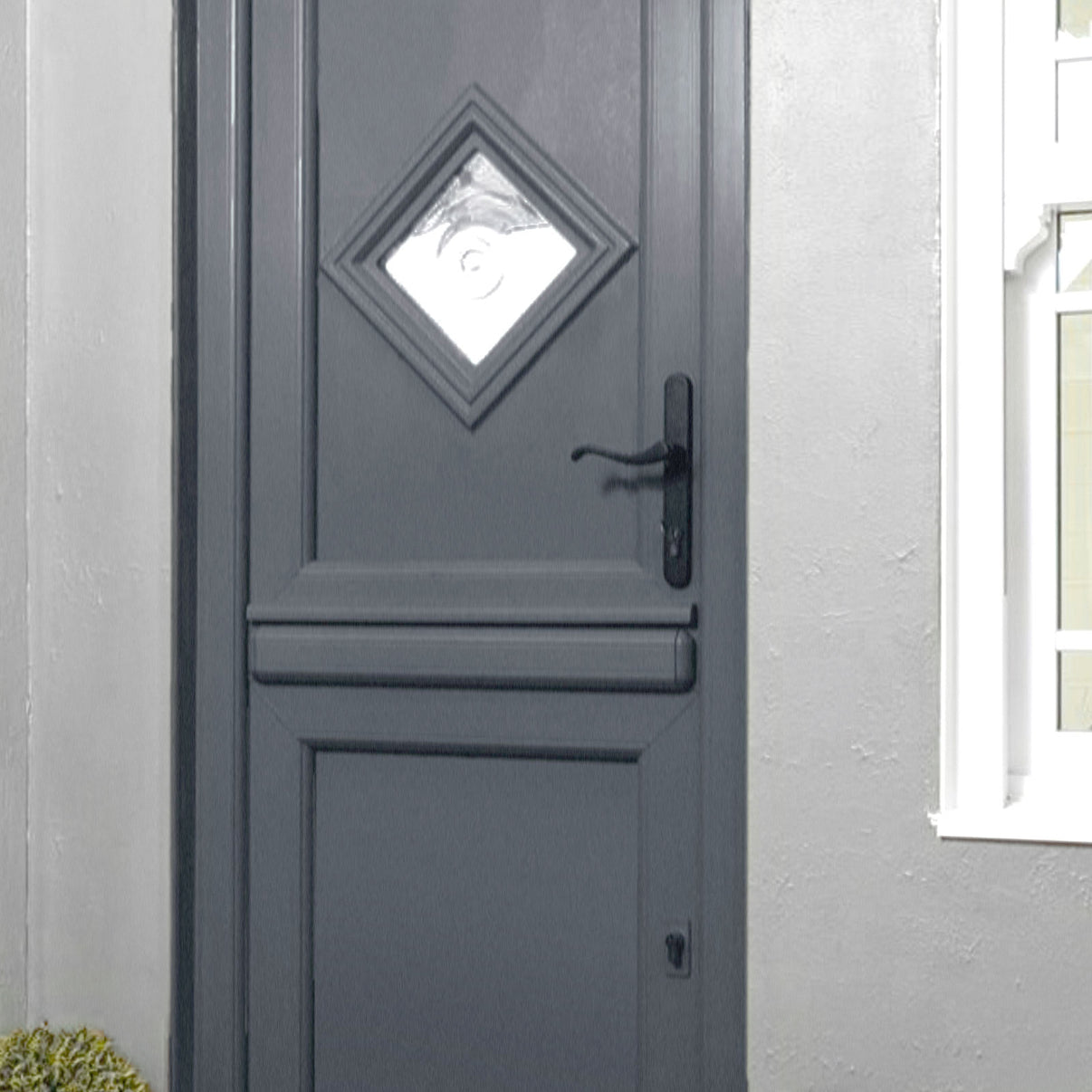 Golden Oak/White, 24mm uPVC Flat Door Panel (700mm x 900mm) – Truly PVC