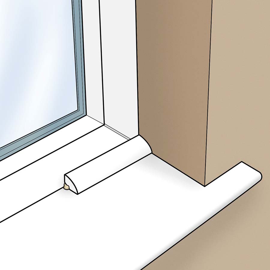 Quadrant Bead uPVC Plastic Window Door Floor Trim – Truly PVC