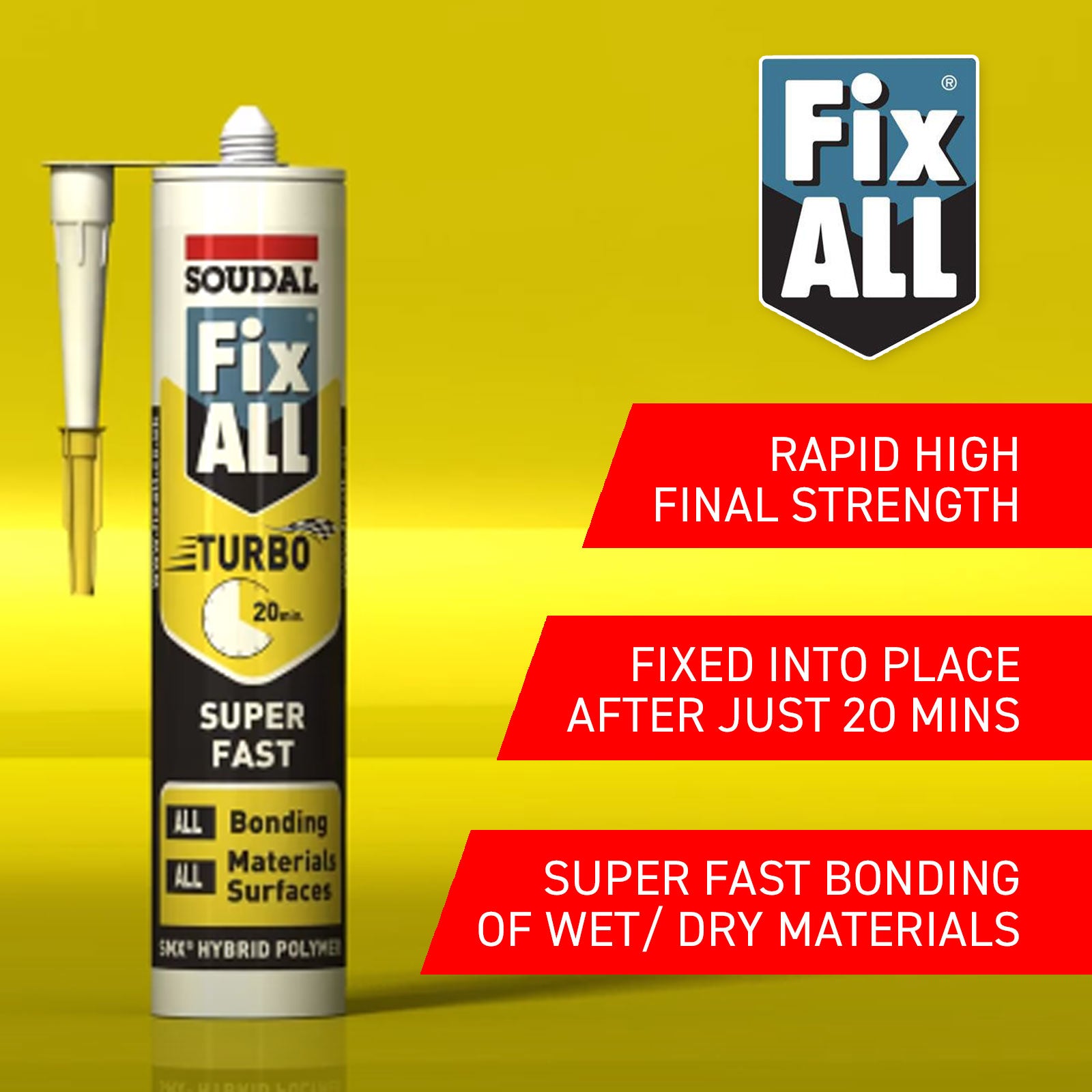 Soudal Fix ALL Turbo Super-Fast High Tack Sealant & Adhesive – Truly PVC