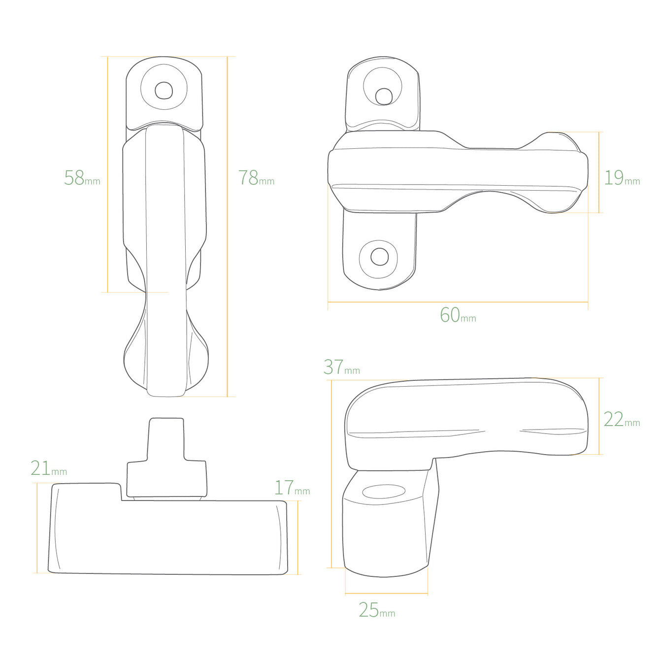 Economy Sash Jammer Window & Door Restrictor Lock – Truly PVC