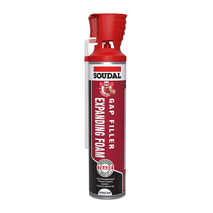 Soudal Gap Filler PU Expanding Foam Gun Grade and Genius Gun – Truly PVC