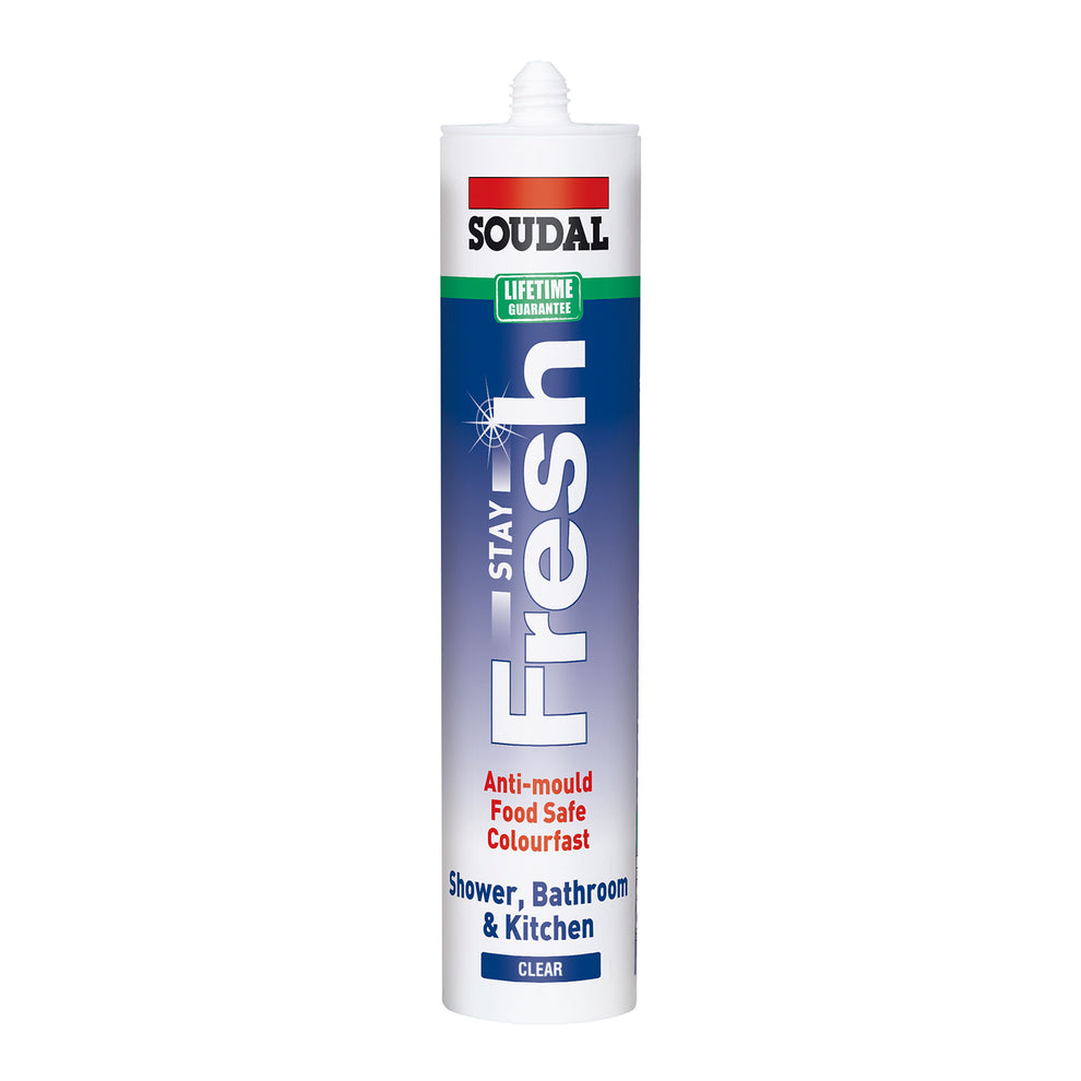 Soudal Stay Fresh Anti-Mould Sanitary Silicone Sealant – Truly PVC
