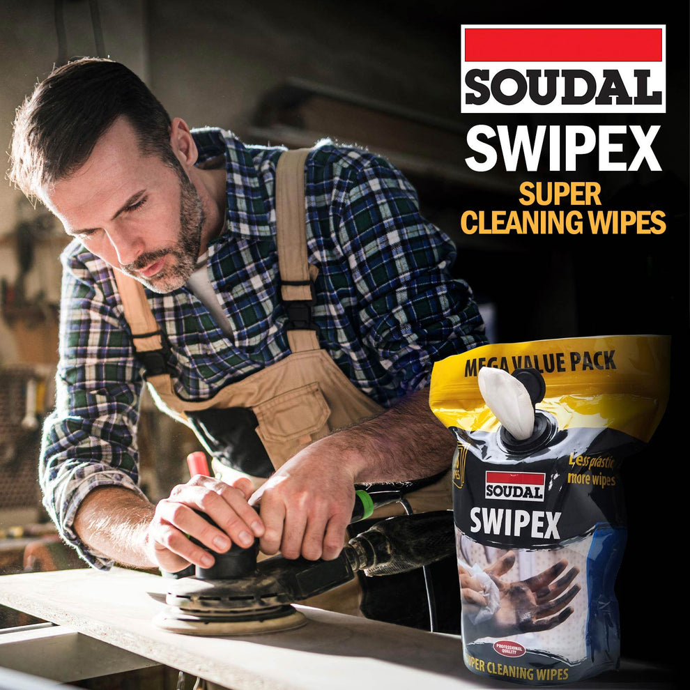 Heavy Duty Cleaning Wipes Soudal Swipex Industrial Disposable Wonder ...
