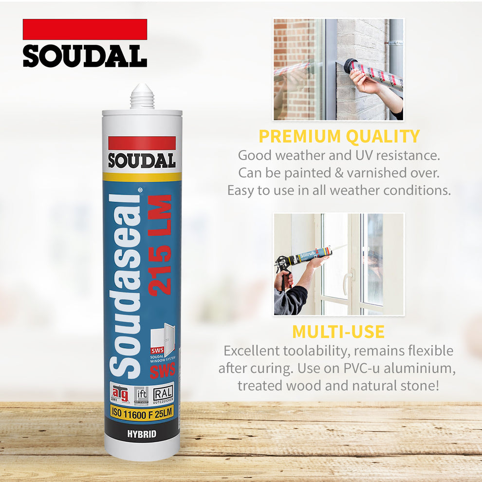 Soudaseal 215 LM SWS Sealant Low Modulus MS Polymer – Truly PVC