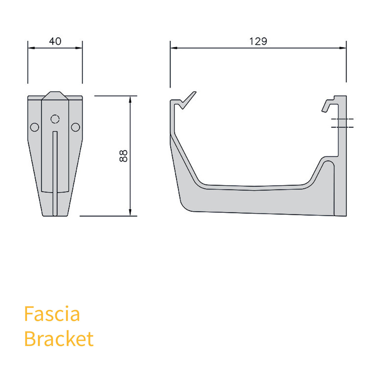 FloPlast Square Line Gutter Parts – Truly PVC