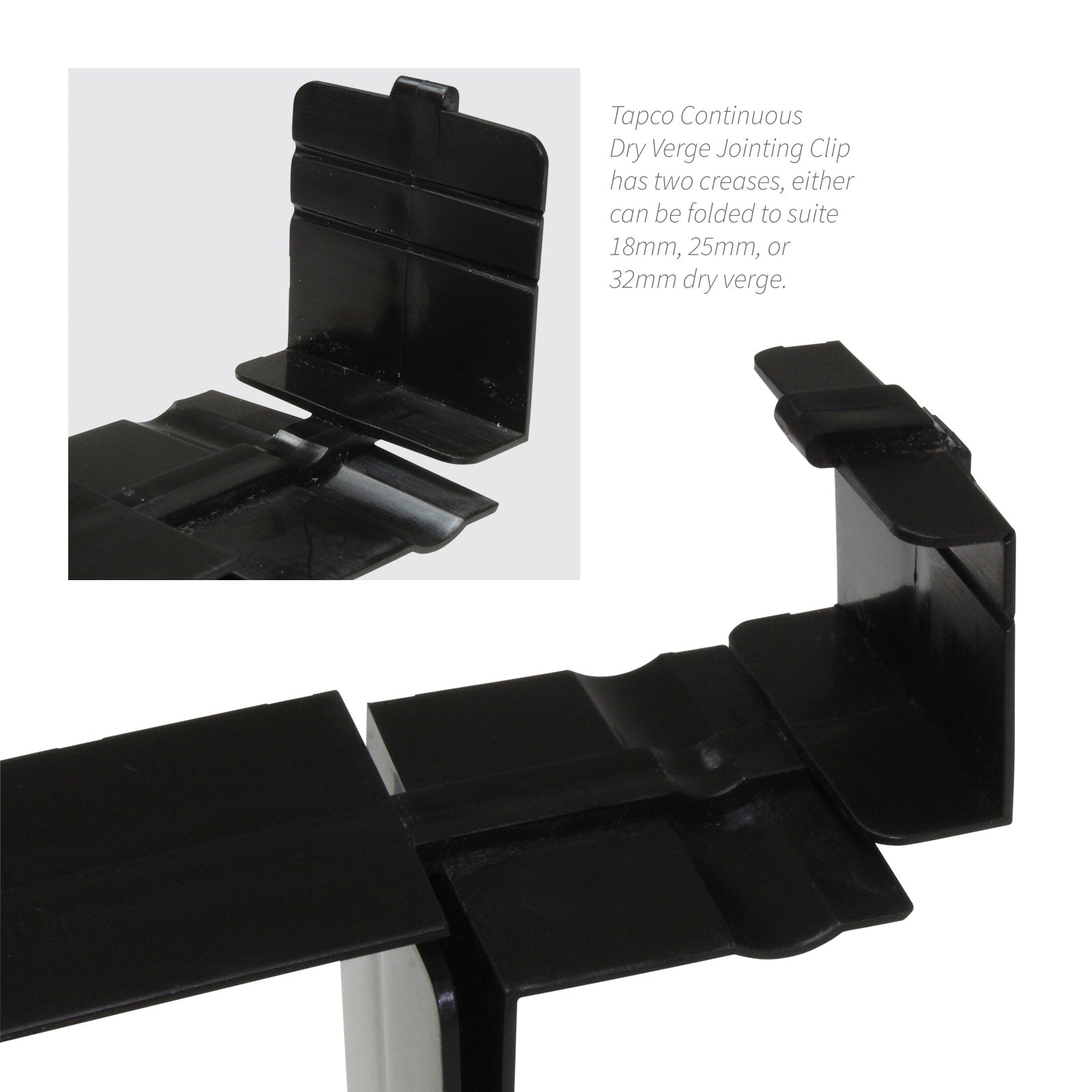 Tapco Slate Continuous Dry Verge Jointing Clip – Truly PVC