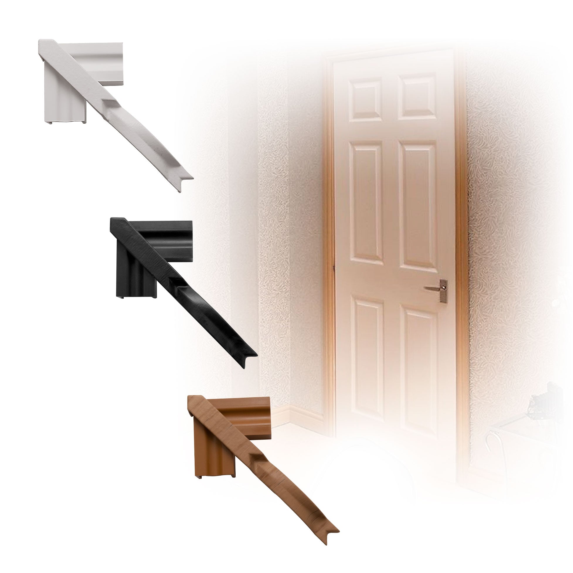 Corner Kit for White Roomline uPVC Plastic Ogee/Torus Door Architrave ...