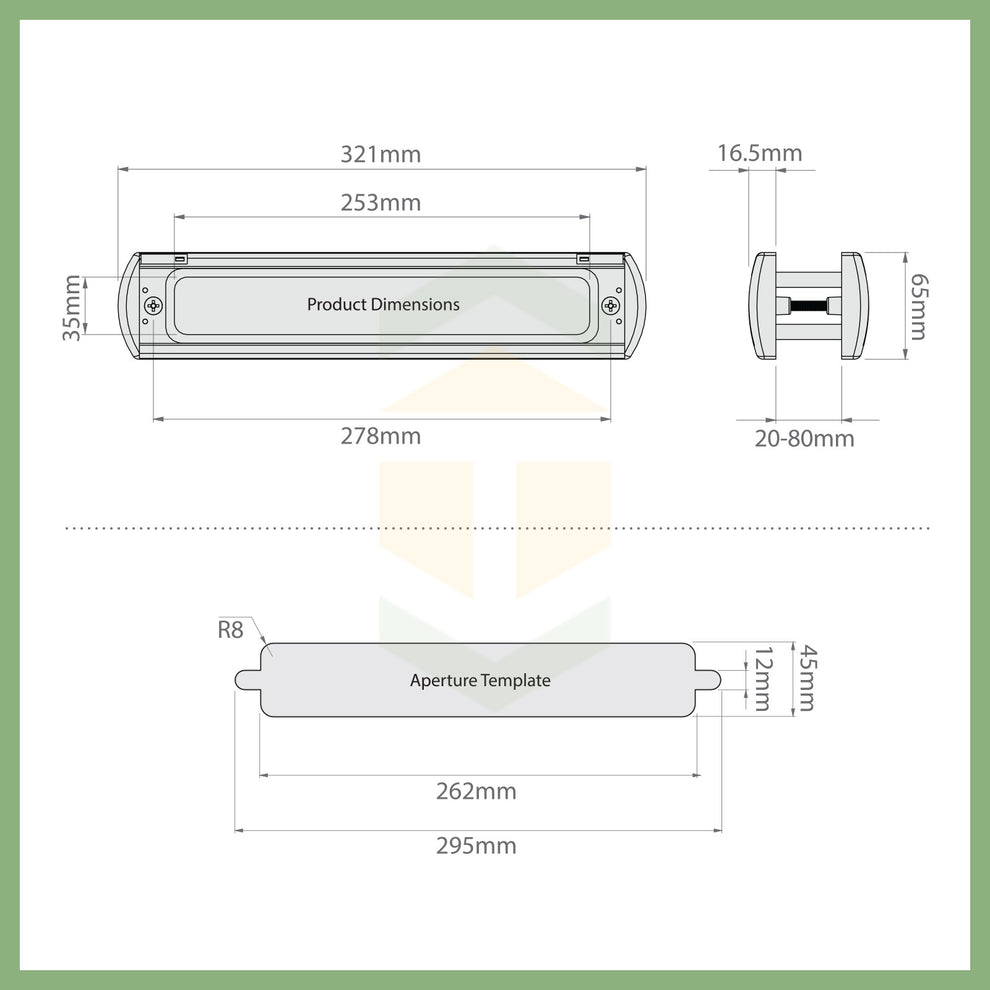 Yale Platinum Premium Letterplate Post box – Truly PVC