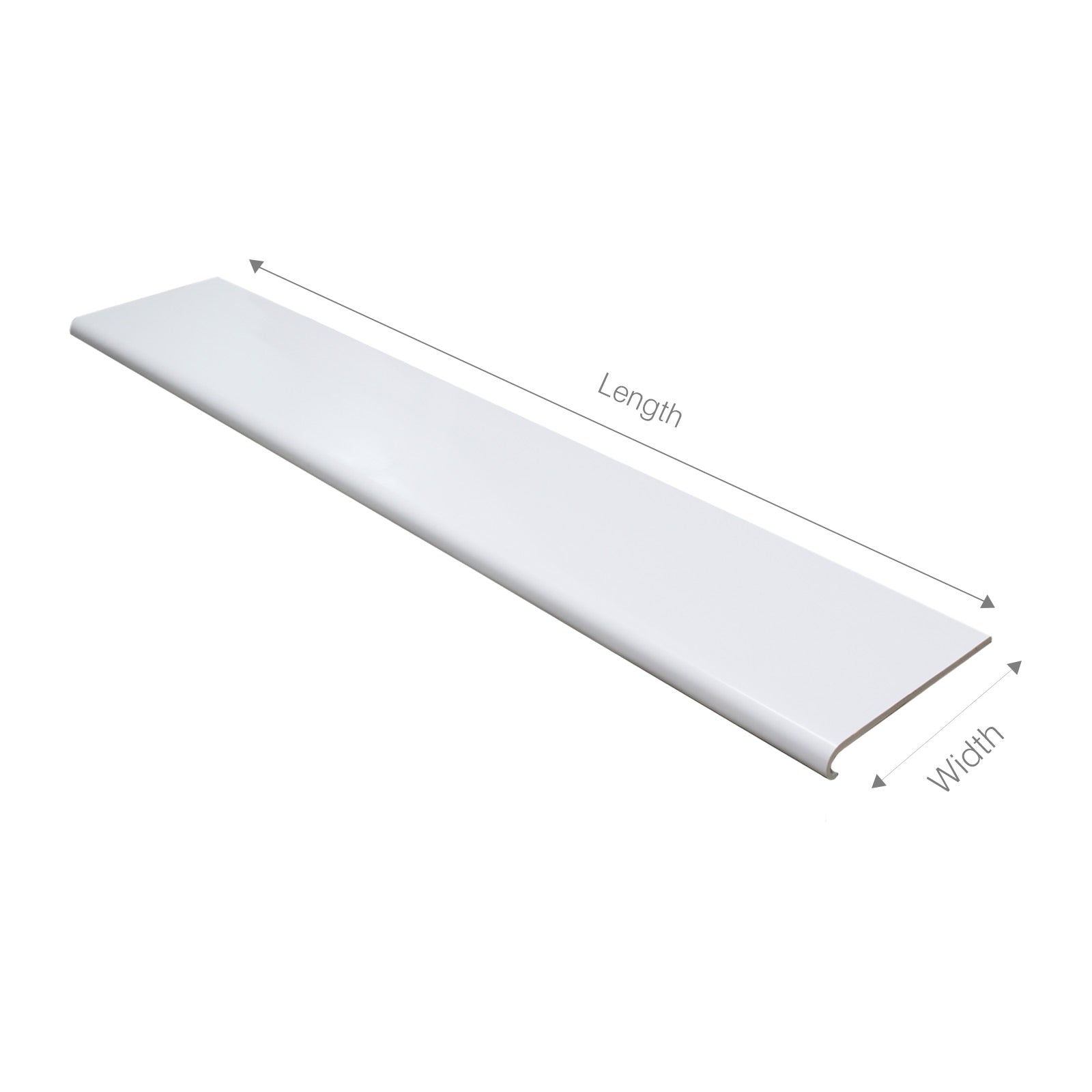 Bullnose Window Board Cill Capping uPVC Plastic Cover (1m) – Truly PVC