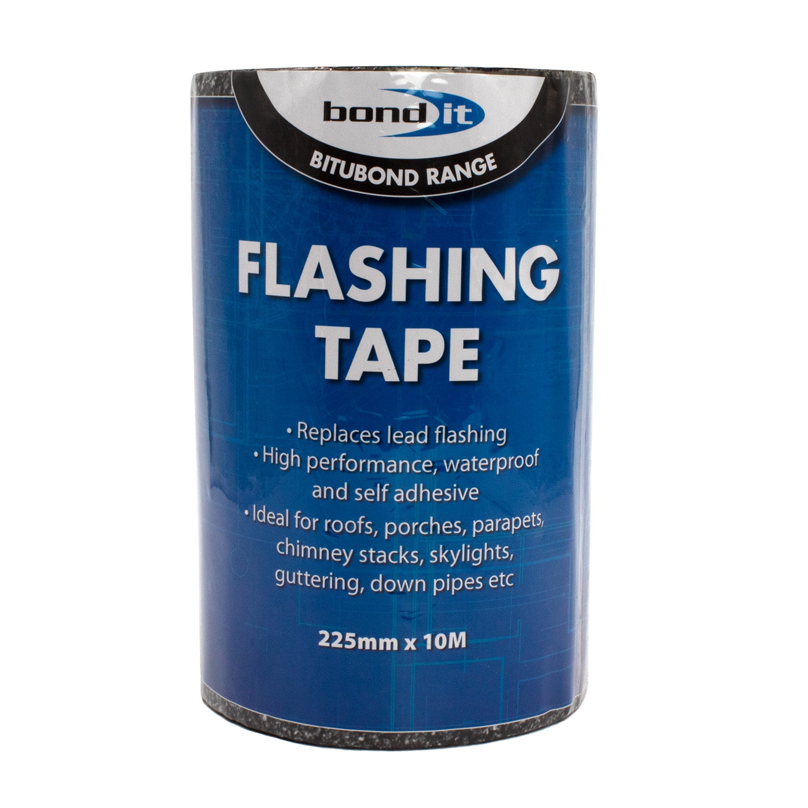 225mm (9") x 10m Bond-It Flashing Tape Bitumen Roof Flashing Tape ...