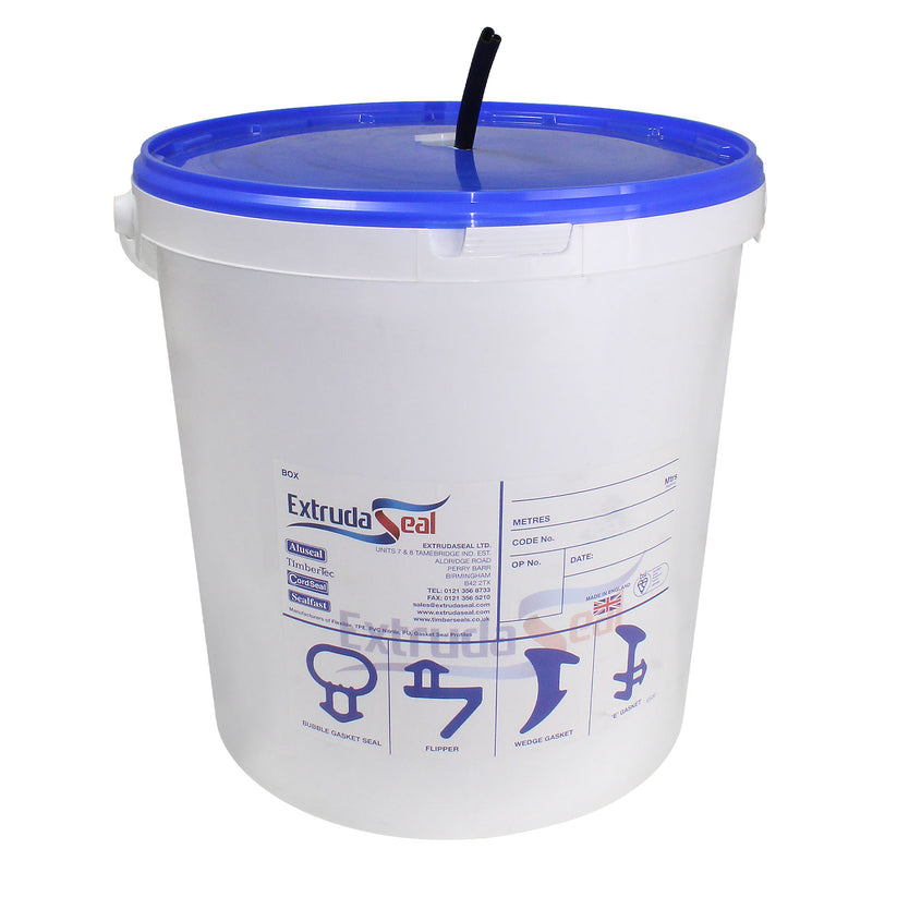 ExtrudaSeal Rubber Bubble Gasket Window and Door Seal Draught Excluder ...